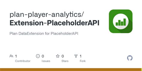 Github Plan Player Analyticsextension Placeholderapi Plan