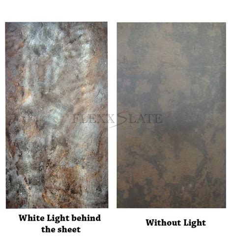 Peacock Translucent Stone Panel Flexx Slate