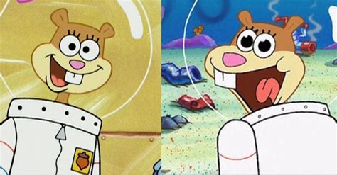 Sandy Cheeks Funny Face