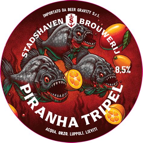Piranha Tripel Beer Gravity
