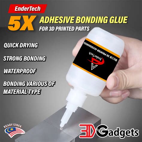 Endertech 5x Strong Adhesive Bonding Glue 3d Gadgets Malaysia