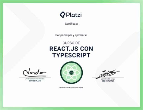 Curso De React Js Con TypeScript Platzi