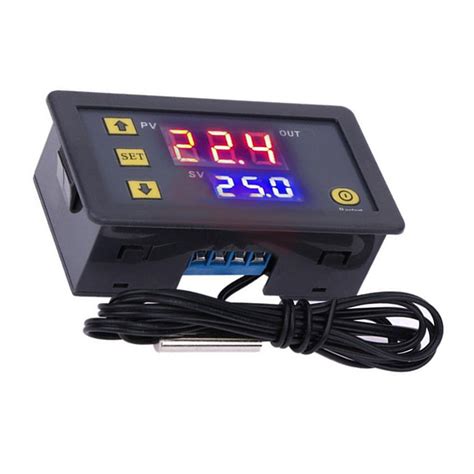 Temperature Controller Module With Waterproof Probe High Accuracy Digital Display Thermostat