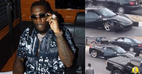 Burna Boy Involved In Accident With His 282700 Ferrari Vanguard News