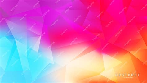 Premium Vector Free Vector Abstract Colorful Geometric Shape Design Background