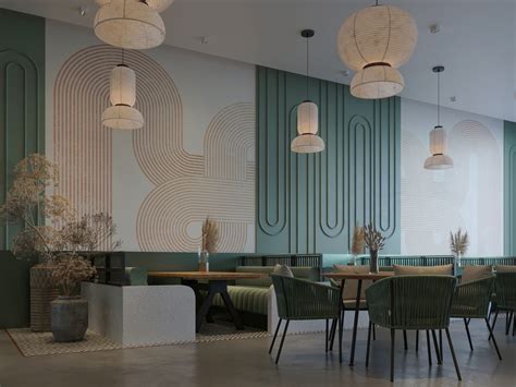 Resturant Design In Turquoise Hrarchz Architecture Studio