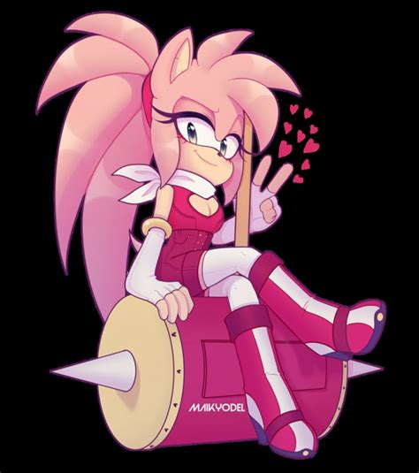 Amy Rose By On Deviantart Amy Rose Rosé Fanart Rosé Anime