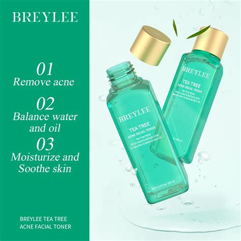 Breylee Acne Toner Facial Toner Acne Treatment Tea Tree Original Salicylic Acid Soothing 3 4 Fl