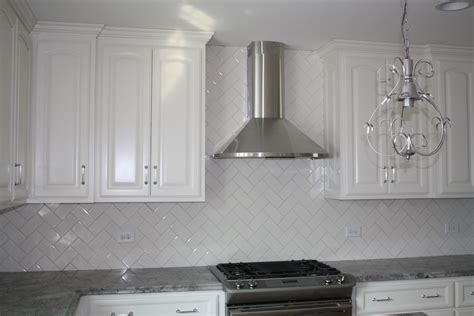 Subway Tile Herringbone Kitchen Backsplash Homystyle