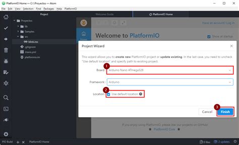 Programar Arduino Con Atom Y PlatformIO IDE Electrogeek
