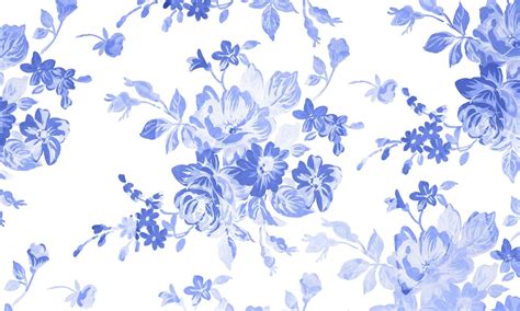 100 Blue Floral Backgrounds