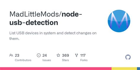 Github Madlittlemodsnode Usb Detection List Usb Devices In System