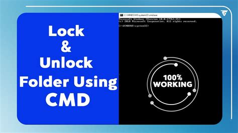 How To Lock And Unlock A Folder Using Command Prompt Cmd In Windows