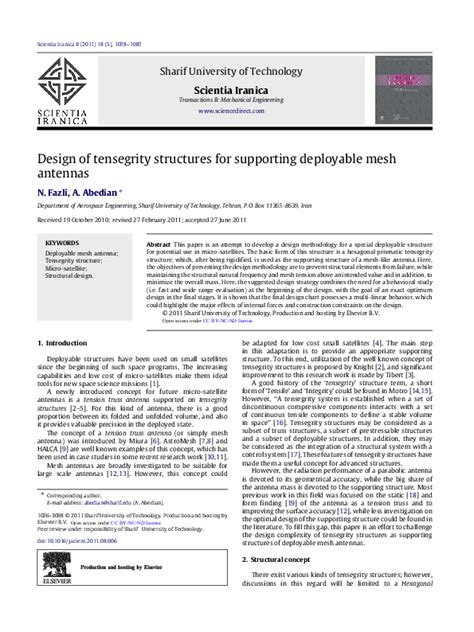 Pdf Design Of Tensegrity Structures For Supporting Deployable Mesh