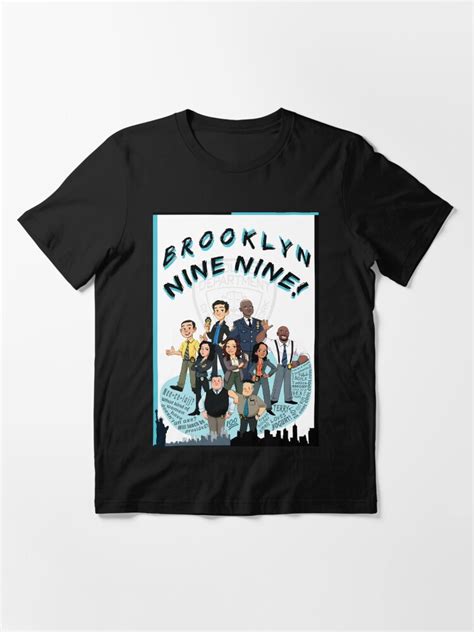 Brooklyn Nine Nine Artwork T Shirt For Sale By Larazzo Redbubble