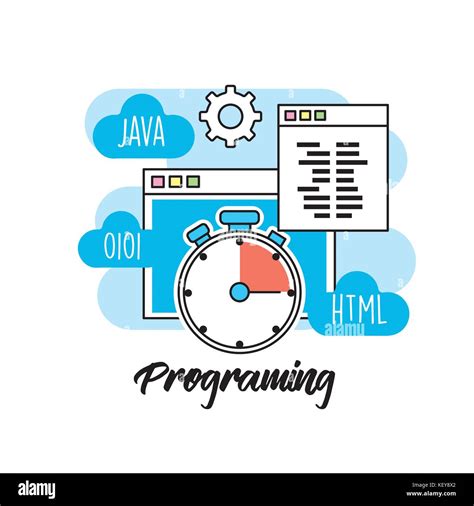 Technology Information Programming System Code Stock Vector Image And Art