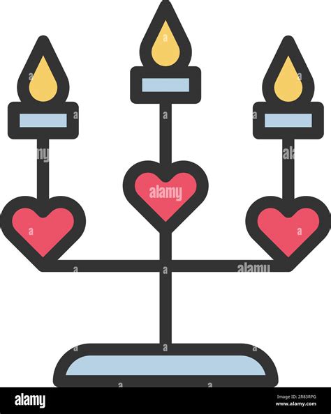 Candelabrum Icon Vector Image Stock Vector Image And Art Alamy