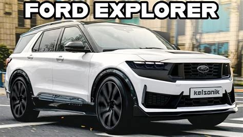 Ford Explorer Gets A New Face For 2026 Albeit Only Digitally