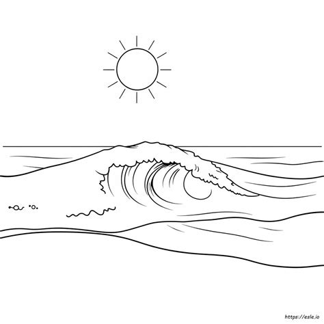 Ocean Scene Coloring Book