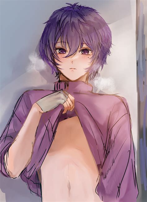 Rule 34 1boy Against Wall Blush Blush Lines Breath Cloud Cure Break