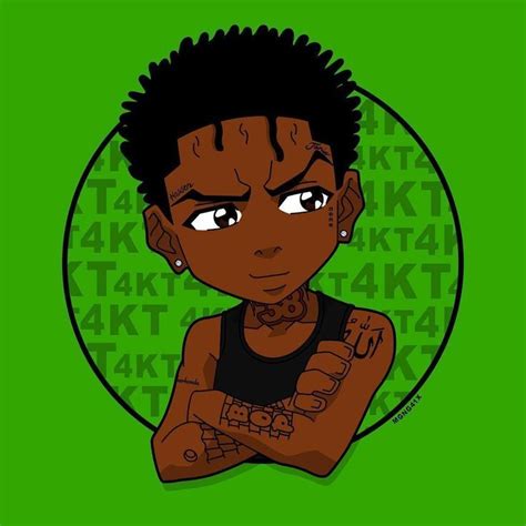 Pin By Jaquaylon Cole On Animated Yb Swag Cartoon Anime Rapper