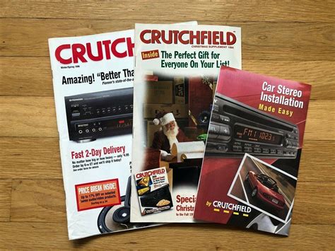 Vintage Crutchfield Electronics Catalog Bundle 1994 1996 Car Stereo