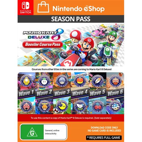 Mario Kart 8 Deluxe Booster Course Pass Season Pass Nintendo Switch