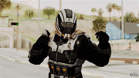 Mass Effect 3 Shepard Ajax Armor With Helmet Para Gta San Andreas