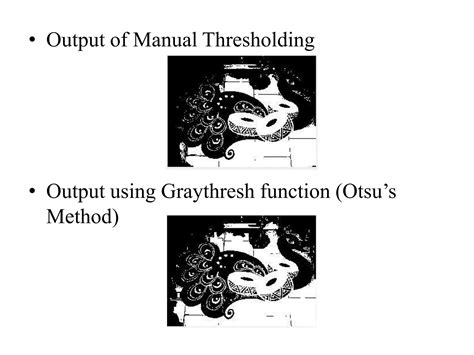 Image Segmentation Using Otsus Method Computer Graphics Ucs505