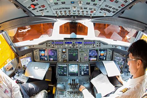 Airbus A380 Cockpit Photos