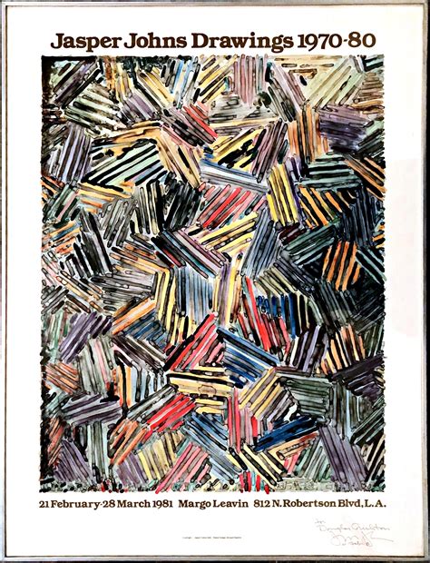 Exhibition Poster After Jasper Johns 425 X 29 Poster 2007 Pop Art