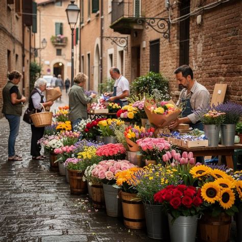 Free Cobblestone Flower Market Image Market Flowers Cobblestone