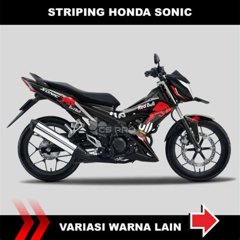 Jual Striping Motor Sonic 150 Decal Stiker Honda Sonic 150 Stock