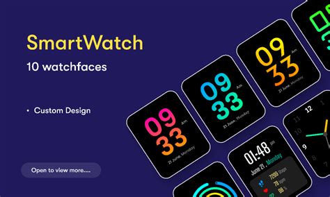 Smartwatch Watch Faces Ui Design Ui4free