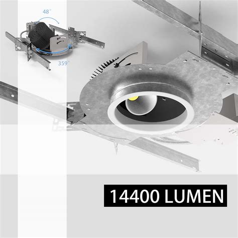 4″ Architectural Led Recessed Downlight 60w 5400lm Liteharbor Lighting