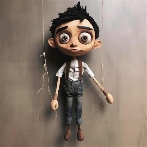 Premium Ai Image Cute Puppet