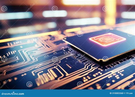 AI Circuitry Tech CPU And Computer Chip Concept Stock Illustration Illustration Of Concepts