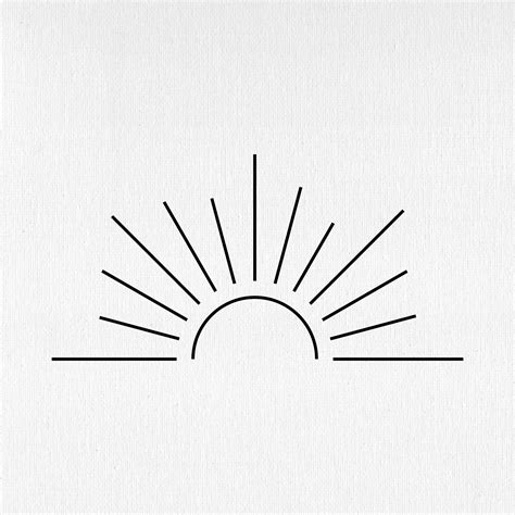 Sun Rays Silhouette
