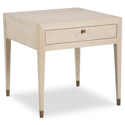 Century Lexie Modern Classic Natural Oak Side Table Kathy Kuo Home