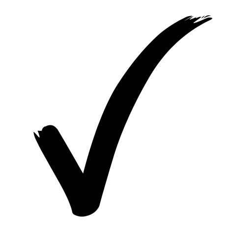 Check Mark Validation Endorsement Approval Confirmation Png