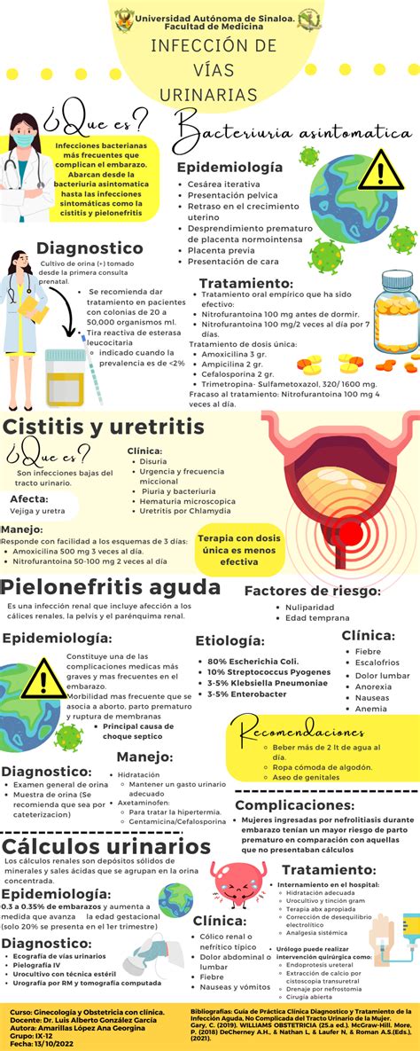 Infecciones De Vías Urinarias En Embarazadas Trabajo Individual 14 De Octubre Del 2022