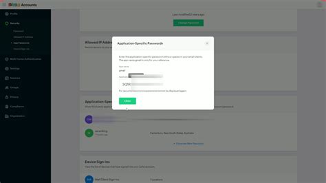 how to add an app password in zoho mail