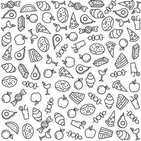 How To Draw Doodle Food