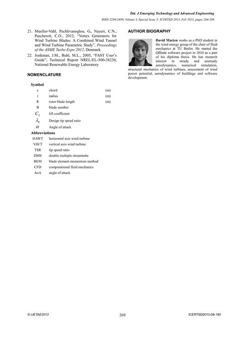 Qblade An Open Source Tool For Design And Simulation Pdf