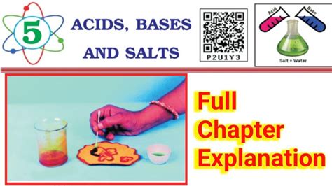 Class 7 Science Chapter 5 Acids Bases And Salts Ll Full Explanation Ll