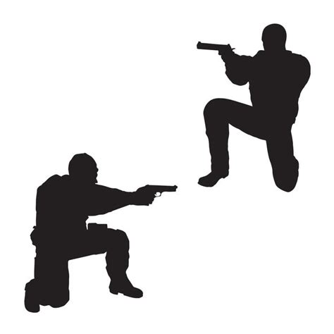 Duel Silhouette Vector Art Icons And Graphics For Free Download