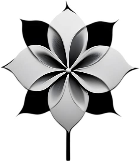 Minimalist Cute Flower Icon Flower Clipart Ai Generated 45602035 Png