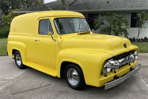 302 Powered 1954 Ford F 100 Panel Truck For Sale On Bat Auctions