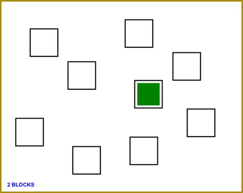 The Screen In The Corsi Block Tapping Test Download Scientific Diagram
