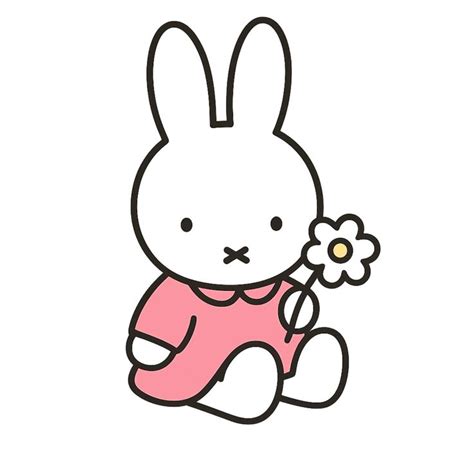 Miffy Icons Soft Png Pink Soft Miffy Png Cute Miffy Cartoon